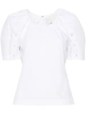 3.1 Phillip Lim Bloom Pleated Blouse - White