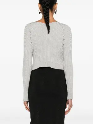 Jacquemus Pralu Lurex Cardigan