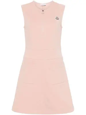 Moncler Logo Appliqué Mini Dress