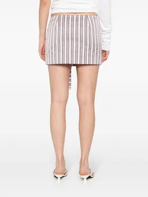 Dsquared2 Tie-knot Striped Mini Skirt