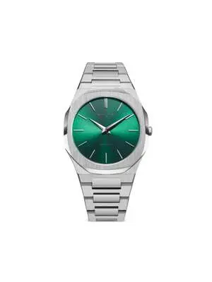 D1 MILANO Ultra Thin 40mm Watch - Green