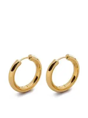 Monica Vinader Essential Medium Hoop Earrings - Gold