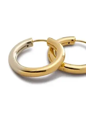 Monica Vinader Essential Medium Hoop Earrings - Gold