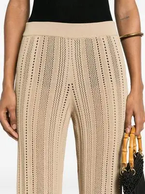 BY MALENE BIRGER Kiraz Flared Knit Trousers