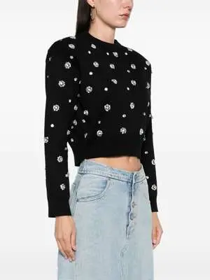 ROTATE BY BIRGER CHRISTENSEN Sequin-embellished Jumper