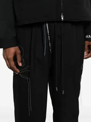 MASTERMIND WORLD Beaded-skulls Wool Trousers