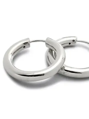 Monica Vinader Medium Essentials Click Tube Hoop Earrings