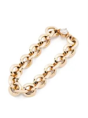 Lizzie Mandler 18kt Gold Diamond Chain-link Ring