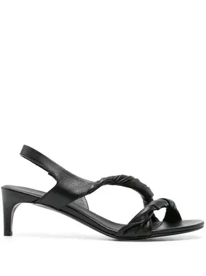 Del Carlo Mid Calf Sandals For Women