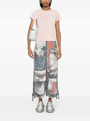 DIESEL® T-vincie Rhinestone-embellished T-shirt - Pink