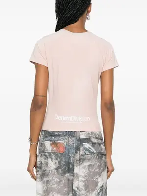DIESEL® T-vincie Rhinestone-embellished T-shirt - Pink