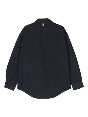 Thom Browne Button-fastening Shirt Jacket - Blue