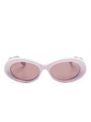 Gucci Oval-frame Sunglasses