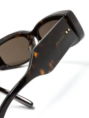 Gucci Rectangle-frame Sunglasses