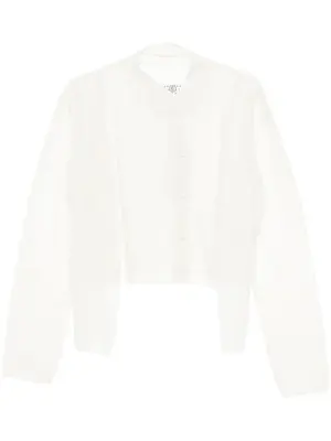 MAISON MARGIELA Layered Asymmetric Cardigan