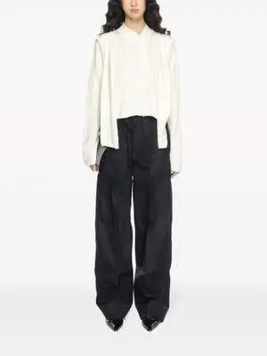 MAISON MARGIELA Layered Asymmetric Cardigan
