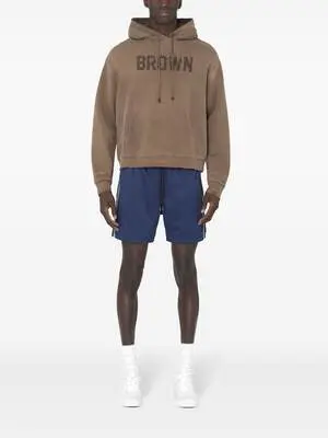John Elliott Stripe-detail Mesh Shorts