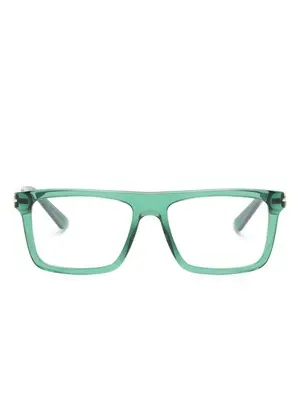 Gucci Square-frame Glasses - Green