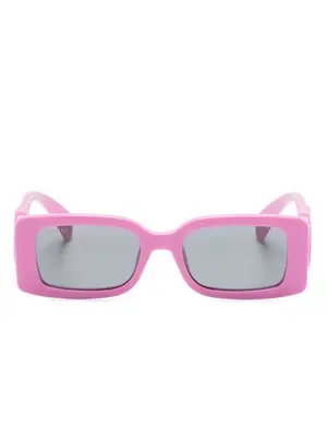 Gucci Interlocking G Rectangle Sunglasses - Pink