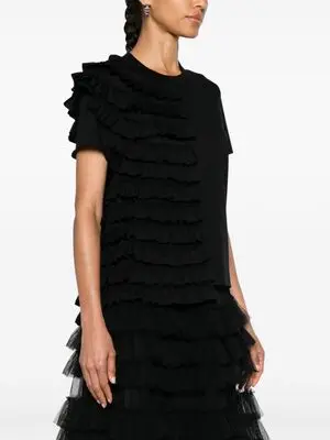 Noir Kei Ninomiya Ruffled-layer T-shirt