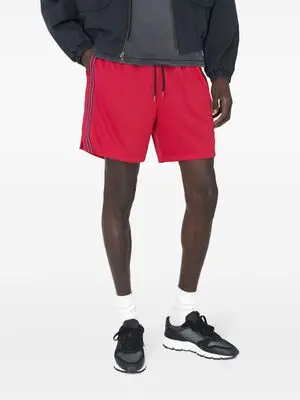 John Elliott Stripe-detail Mesh Shorts