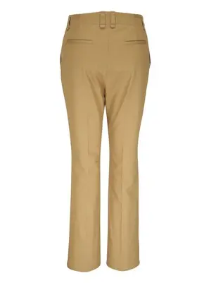 Saint Laurent Straight-leg Cotton Trousers - Neutrals
