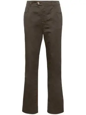 Saint Laurent Straight-leg Trousers - Brown
