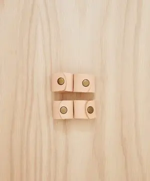 Jenni Kayne Leather Napkin Rings Set Of 4