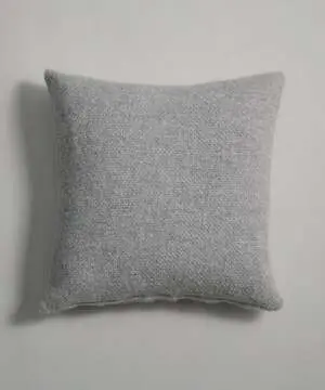 Jenni Kayne Alpaca Basketweave Pillow - Light Grey