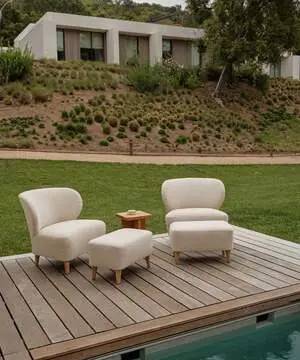 Jenni Kayne Outdoor Brentwood Ottoman
