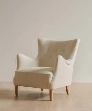 Jenni Kayne Greenwich Chair Oyster Mini Boucle