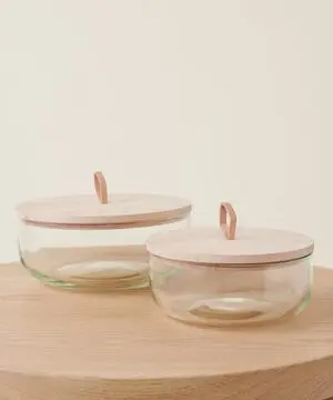 Jenni Kayne Stowe Eco Glass Bowl - Maple