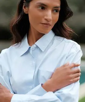 Jenni Kayne Boyfriend Shirt - Blue