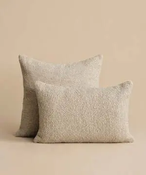 Jenni Kayne Nell Boucle Lumbar Pillow - Tan