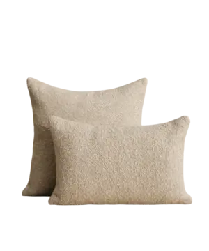 Jenni Kayne Nell Boucle Lumbar Pillow - Tan