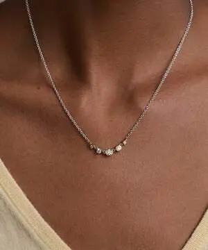 JENNI KAYNE Jenni Kayne White Gold Diamond Necklace