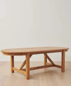 Jenni Kayne Outdoor Montecito Oval Dining Table - Teak