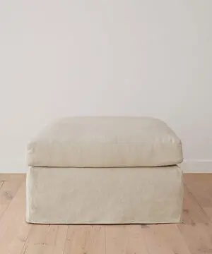 Jenni Kayne Harbor Ottoman - Tan