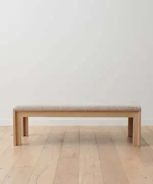 Jenni Kayne Otto Bench - White,Oak