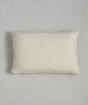 Jenni Kayne Alpaca Basketweave Lumbar Pillow - Ivory