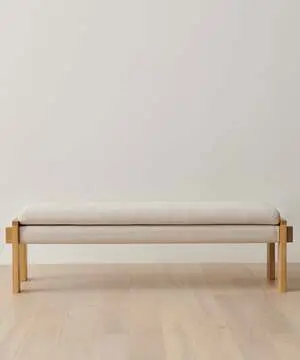 Jenni Kayne Ynez Bench - White,oak