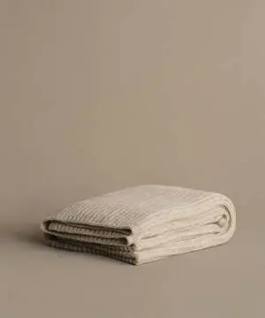 Jenni Kayne Wool Fisherman Throw - Oatmeal