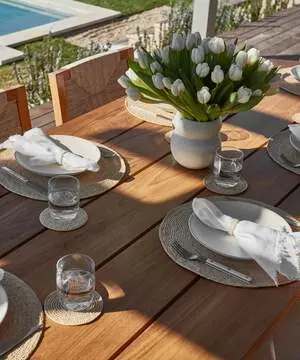 STACIE KRAJCHIR Ceramic Napkin Rings Set Of 4