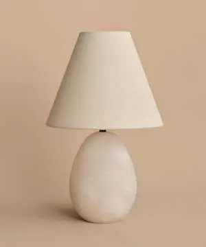 Jenni Kayne Droplet Alabaster Table Lamp - White,alabaster