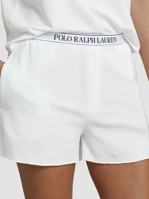 Polo Ralph Lauren Club Terry 2-piece T-shirt & Shorts Set - White Cloud