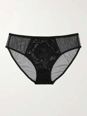 Dolce & Gabbana Tulle And Lace Briefs