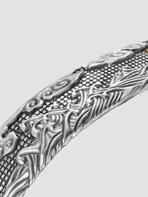 David Yurman Waves Cuff Bracelet In Sterling