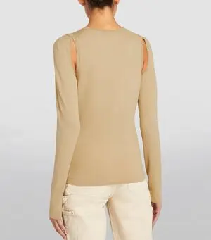 Helmut Lang Cut-out T-shirt