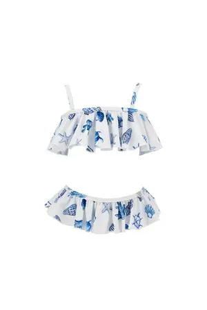 Monnalisa Marine Two-piece Stretch Swimsuit