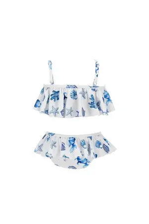 Monnalisa Marine Two-piece Stretch Swimsuit